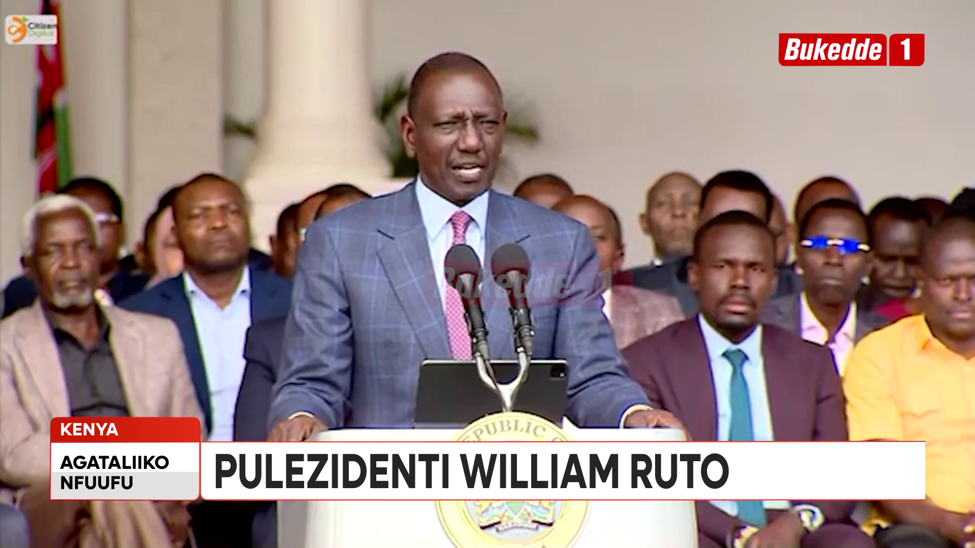 Agataliikonfuufu: Pulezidenti Ruto akkirizza okuteesa nebannansi.Ebbago ...
