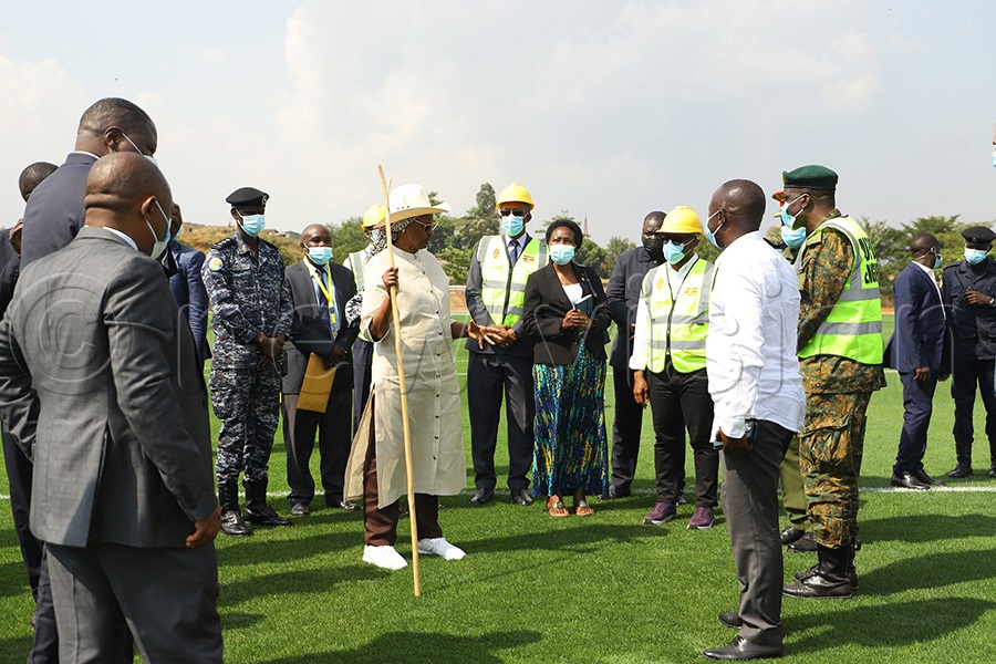 Namboole Stadium is world-class, First Lady approves - New Vision Official