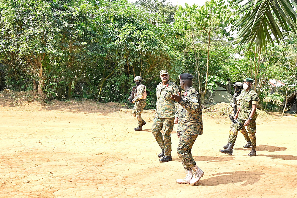 CDF Muhoozi visits joint Operation Shujaa forces in DRC - New Vision ...