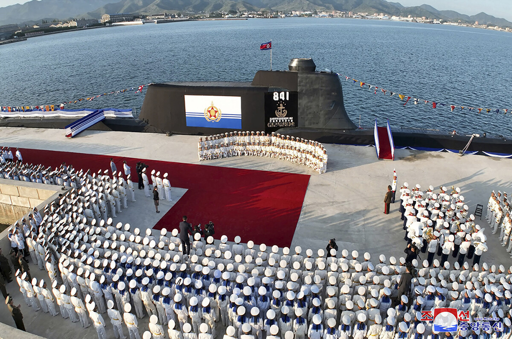 North Korea launches new 'tactical nuclear attack submarine' - New ...
