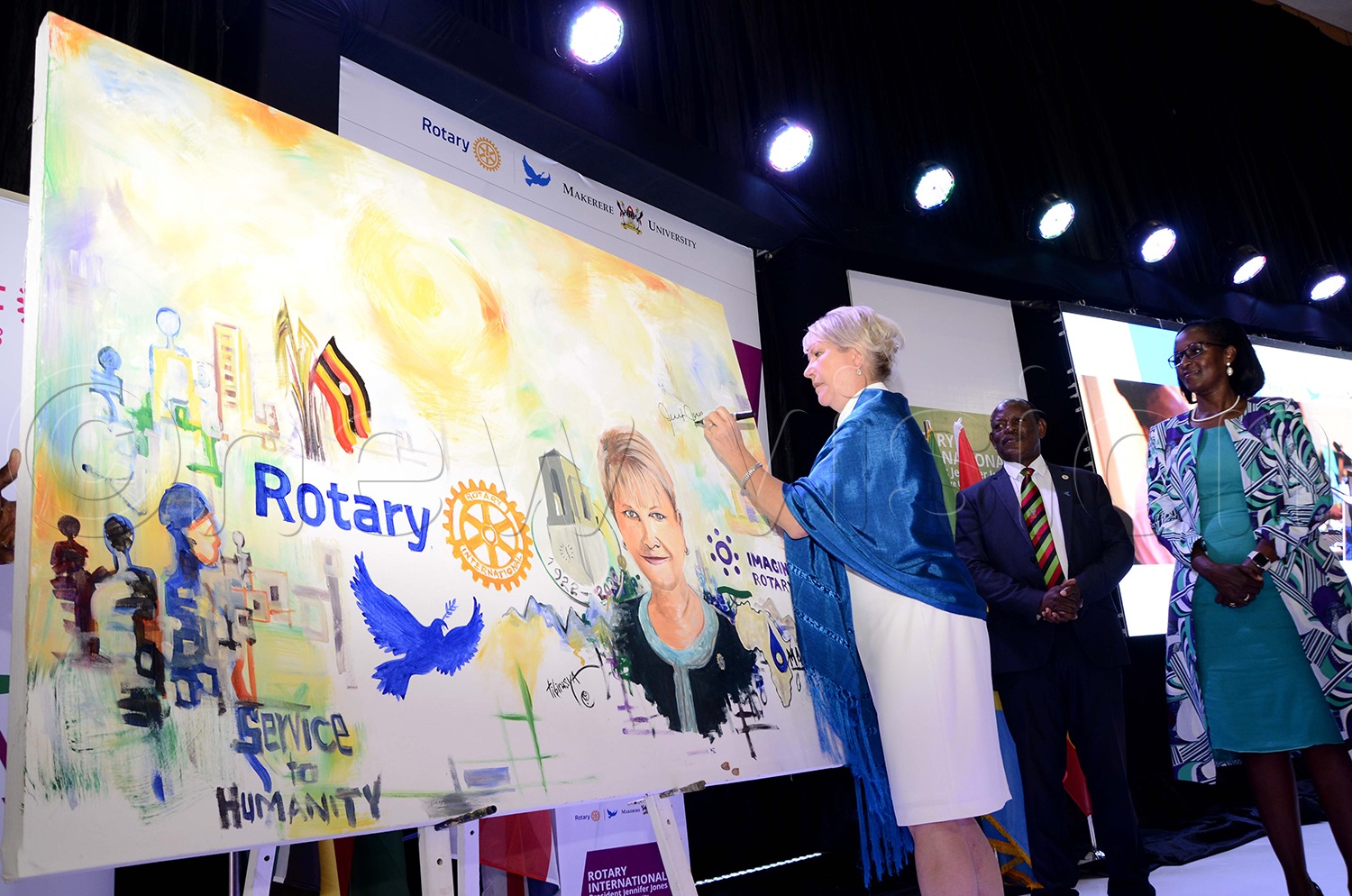 RI president Jones opens Rotary Peace Centre at Makerere - New Vision ...