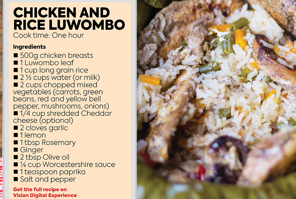 How To Make Chicken And Rice Luwombo New Vision Official