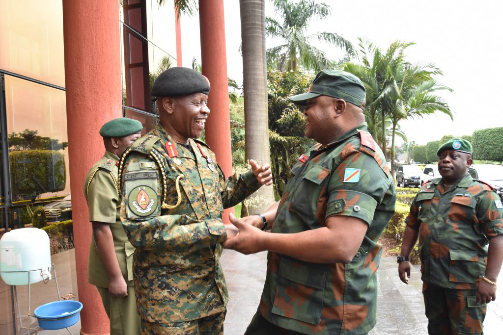 Uganda, DRC army chiefs pledge peace efforts in DR Congo - New Vision ...