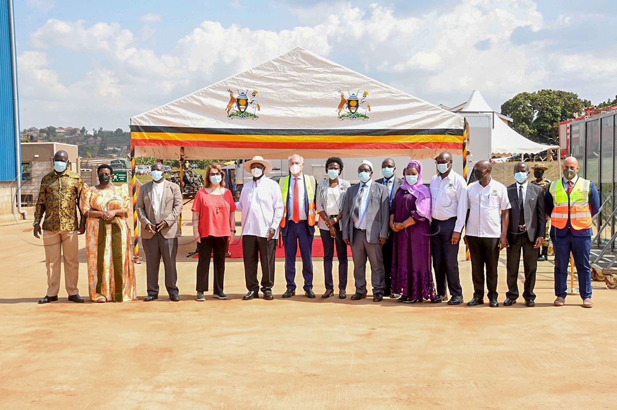 Museveni commissions railway concrete sleeper factory - New Vision Official