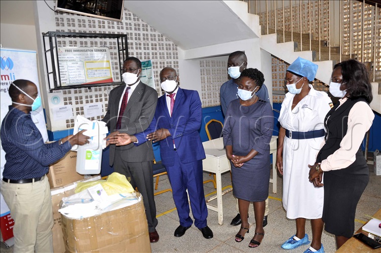 Naguru Hospital receives PPEs