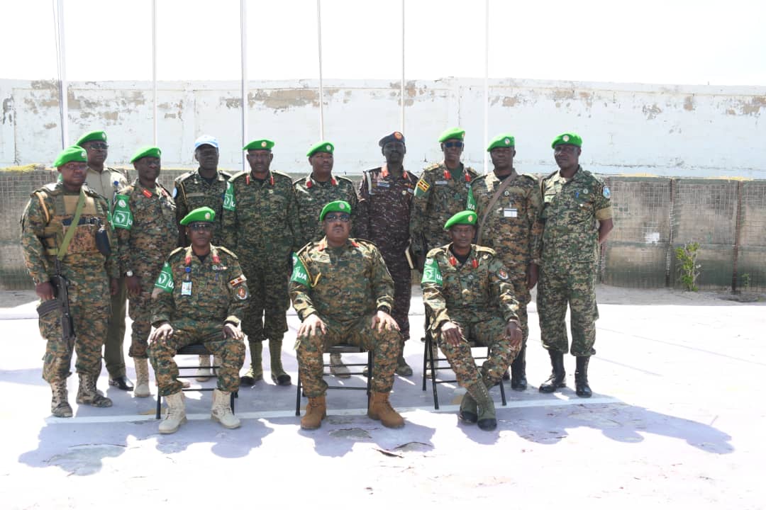 ATMIS Force Commander Lt. Gen Sam Kavuma visits Uganda's bas