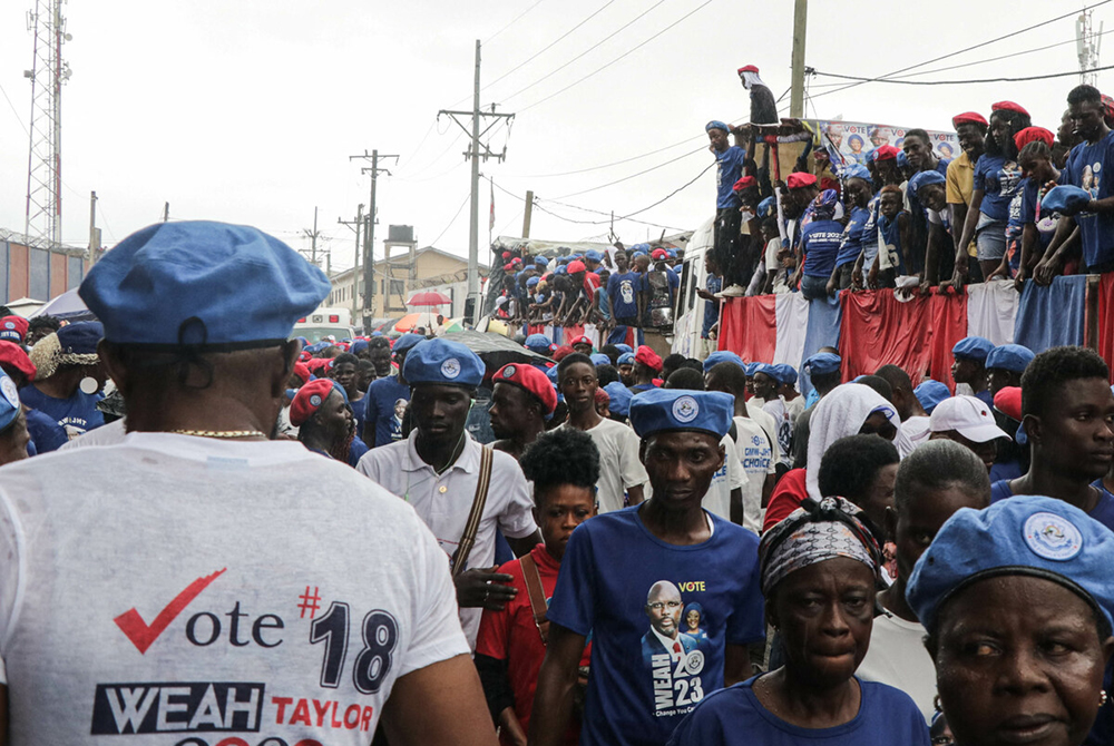 Liberian President George Weah launches campaign for second term - New ...