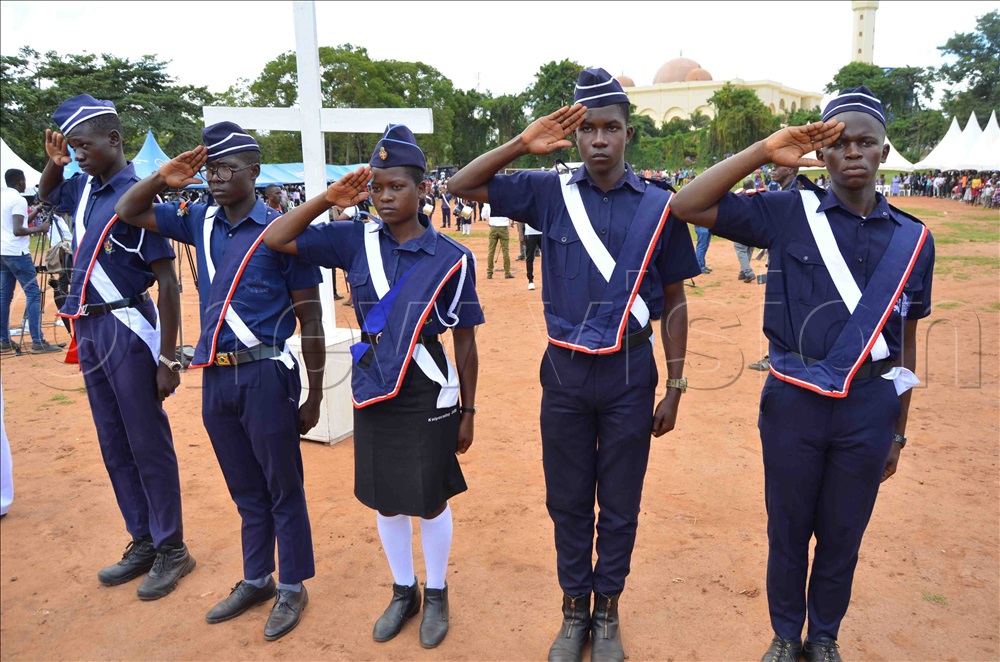 Boys and Girls Brigade Colours Good Friday celebrations
