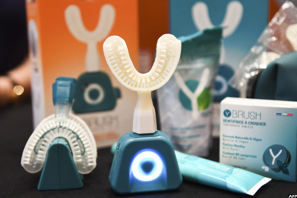 Paper toothbrush: Sustainability ideas at CES tech show - New Vision ...