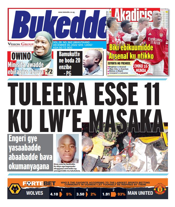 BUKEDDE YATUUSE DDA MU KATALE NG’ALIMU BINO BY’OTOSAANA KUNY