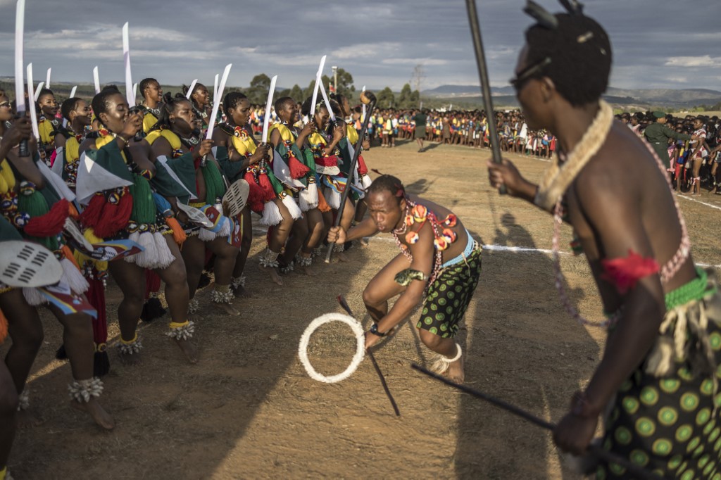 Eswatini's Reed Dance sees hundreds of girls perform before the King ...