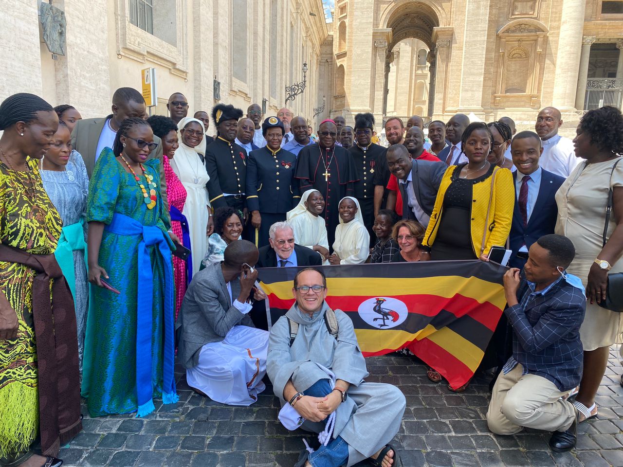 Archbishop Ssemogerere, Ugandan delegation join Pope in Basilica mass ...
