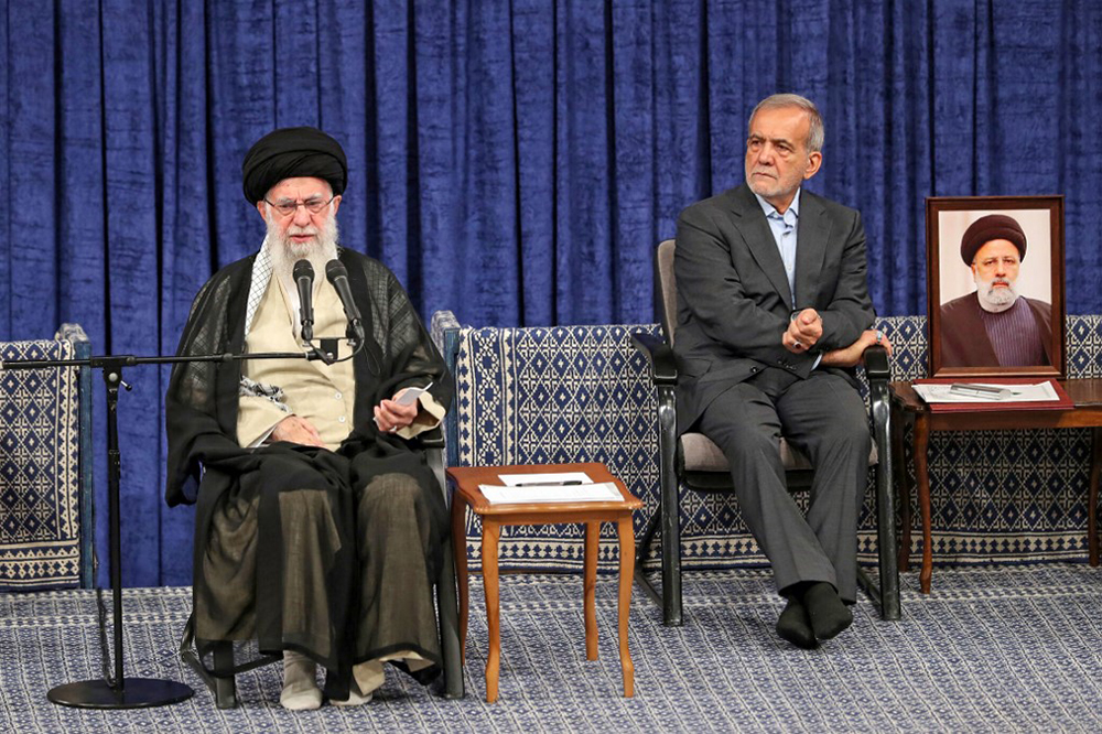 Iran's Khamenei formally grants Pezeshkian presidential powers - New ...