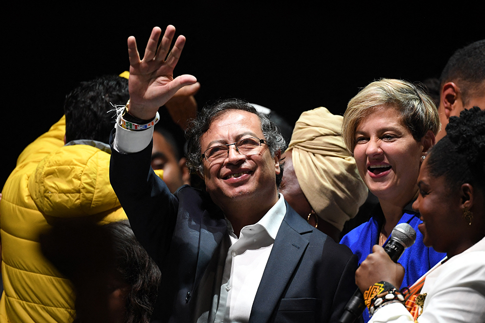 Jubilant Gustavo Petro elected Colombia's first leftist pres