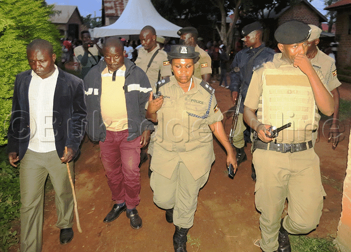 Poliisi erinnye eggere mu lukung'aana lw'okusondera Nakweede