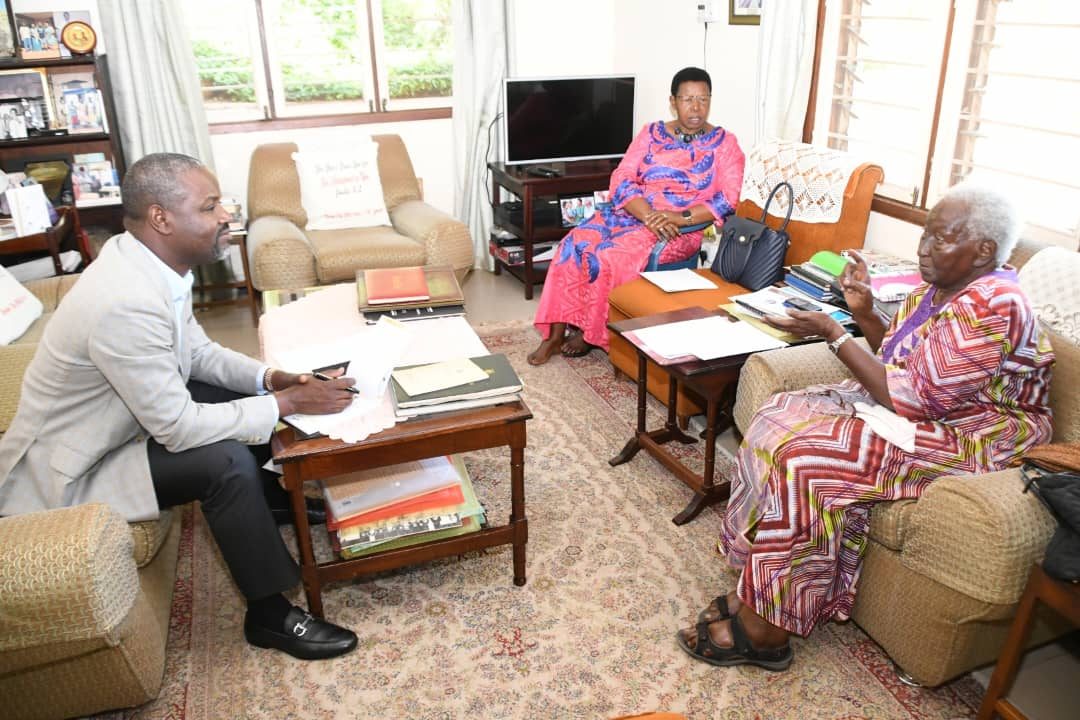 Tayebwa visits 'Mother of Parliament' Rhoda Kalema - Bukedde Online ...
