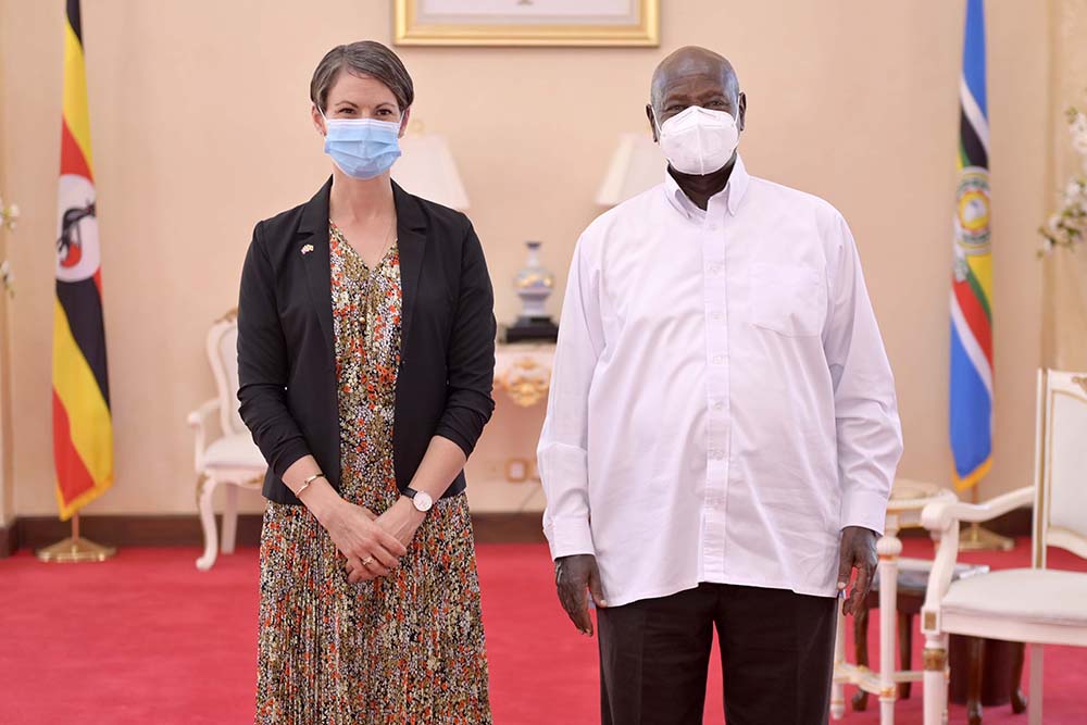 President Museveni receives Danish Ambassador credentials