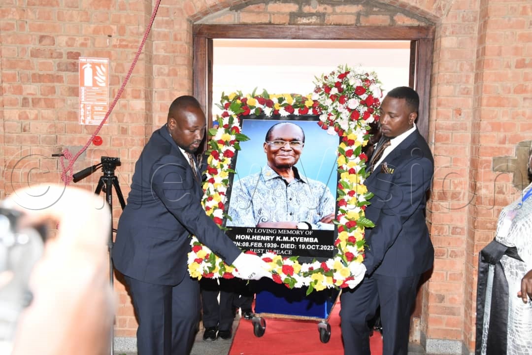 📷 Funeral service to celebrate the life of Hon Kyemba