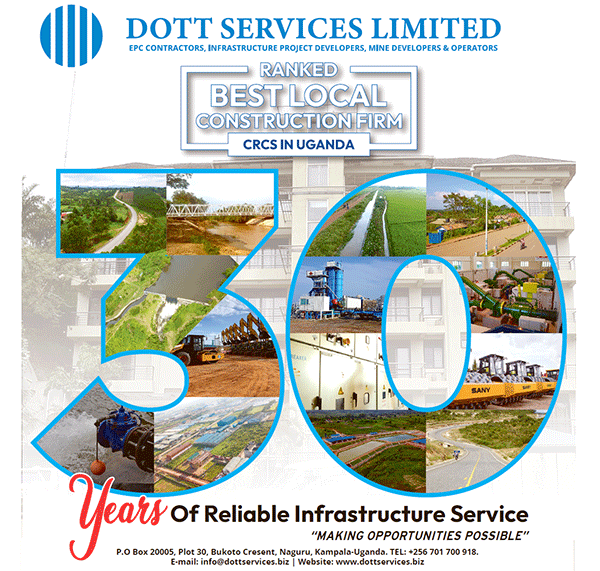 DOTT SERVICES AT 30 - New Vision Official