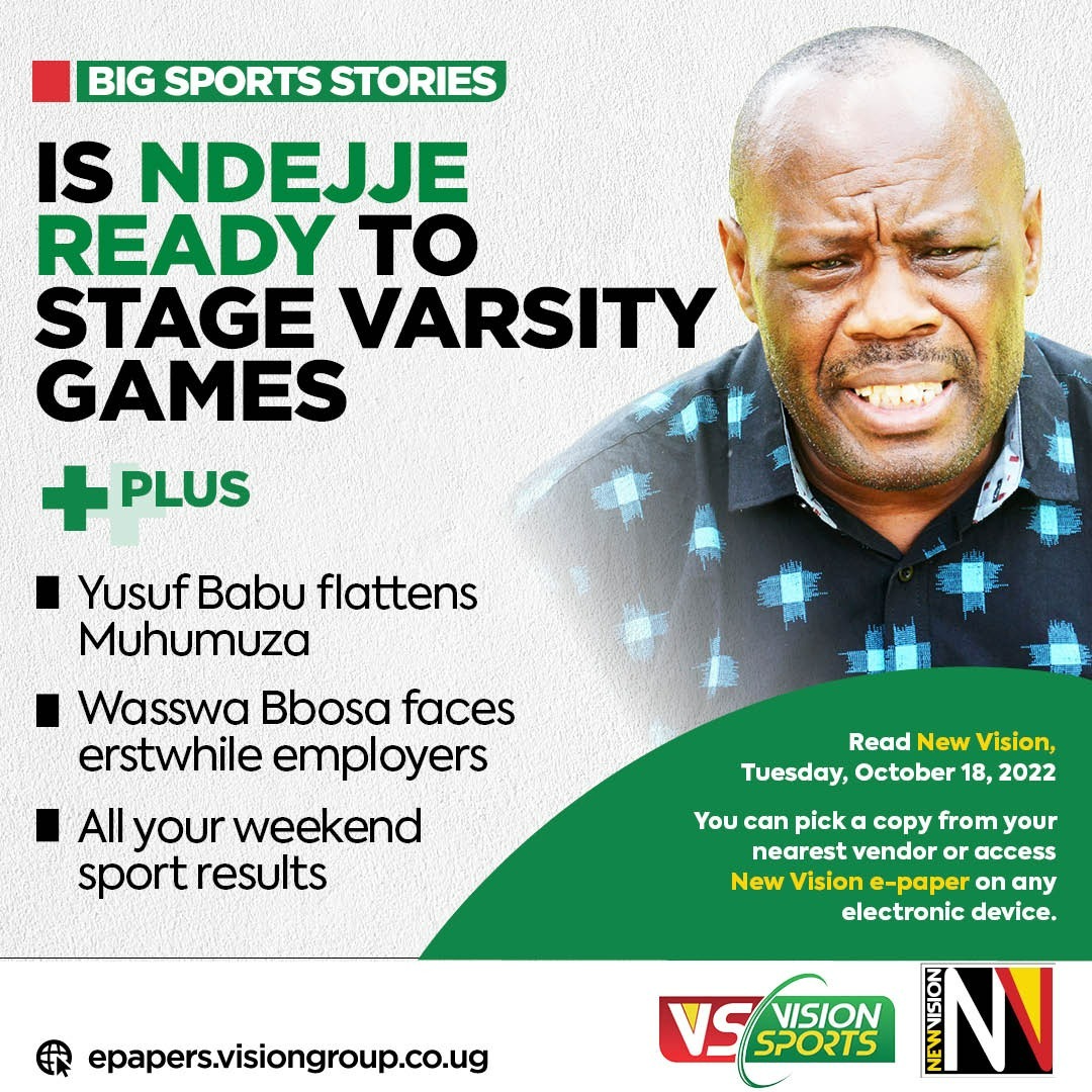 🗞️ New Vision sneak peek - October 18, 2022 - New Vision Official