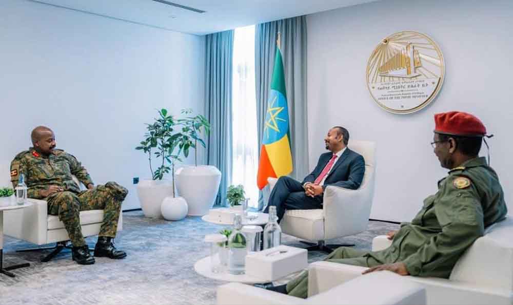 Gen Kainerugaba, Ethiopian Premier Abiy Ahmed hold talks - New Vision ...