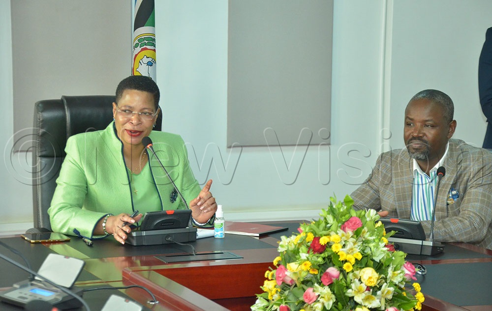 Speaker Among flags off Ugandan girls for CAF schools’ championship ...