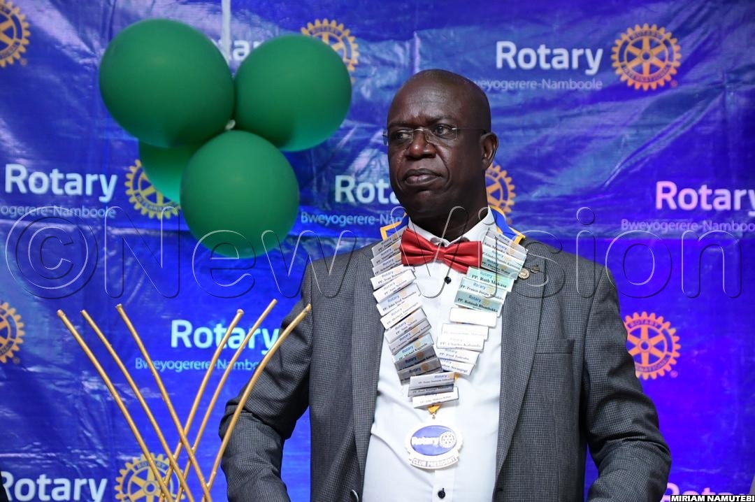 NWSC's Okol installed as new Bweyogerere-Namboole Rotary president ...
