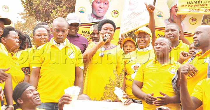 Ssenninde agguddewo ofiisi za NRM e Kyebando Nsooba