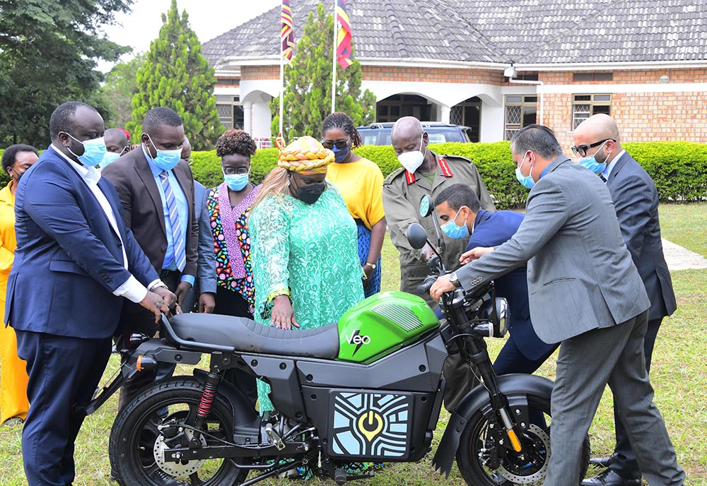President Museveni commissions Spiro Electric motorbikes - New Vision ...