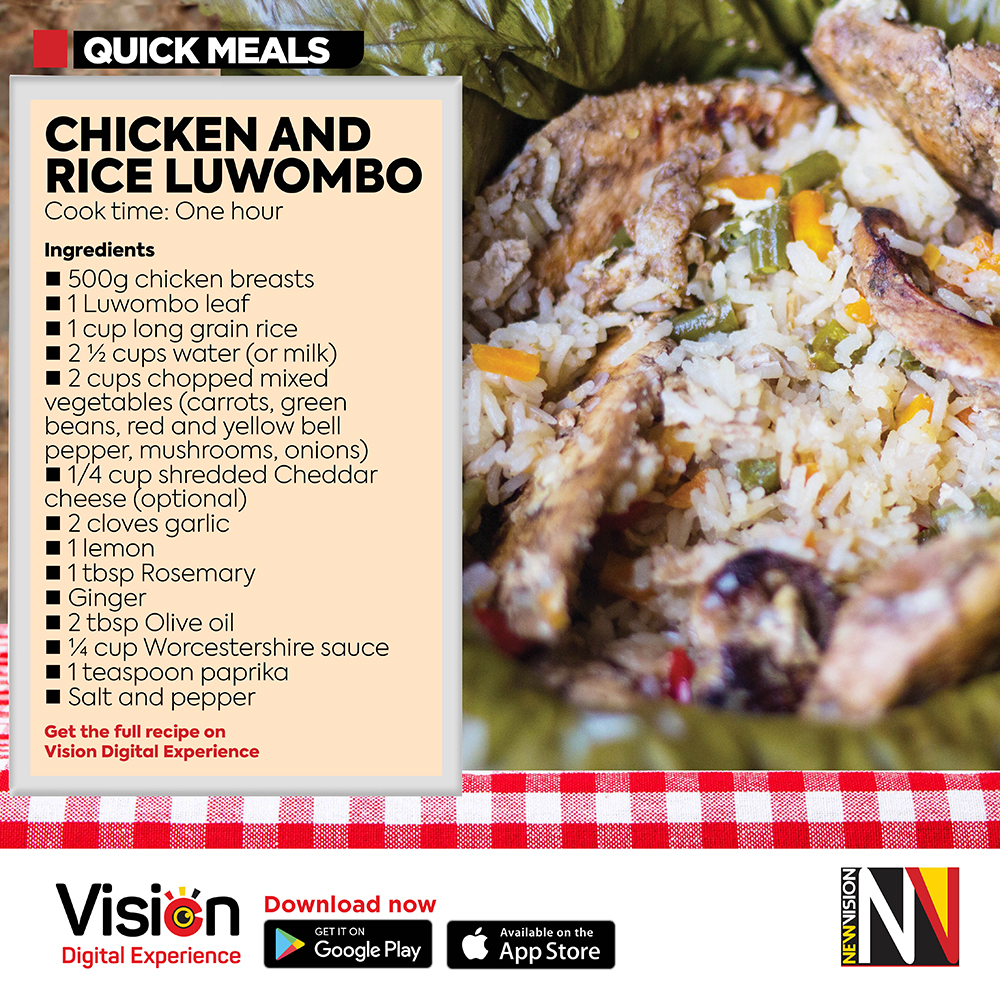 How to make chicken and rice Luwombo - Bukedde Online - Amawulire