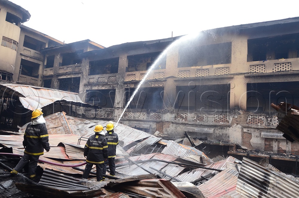 Police kick off City House fire outbreak investigations - New Vision ...
