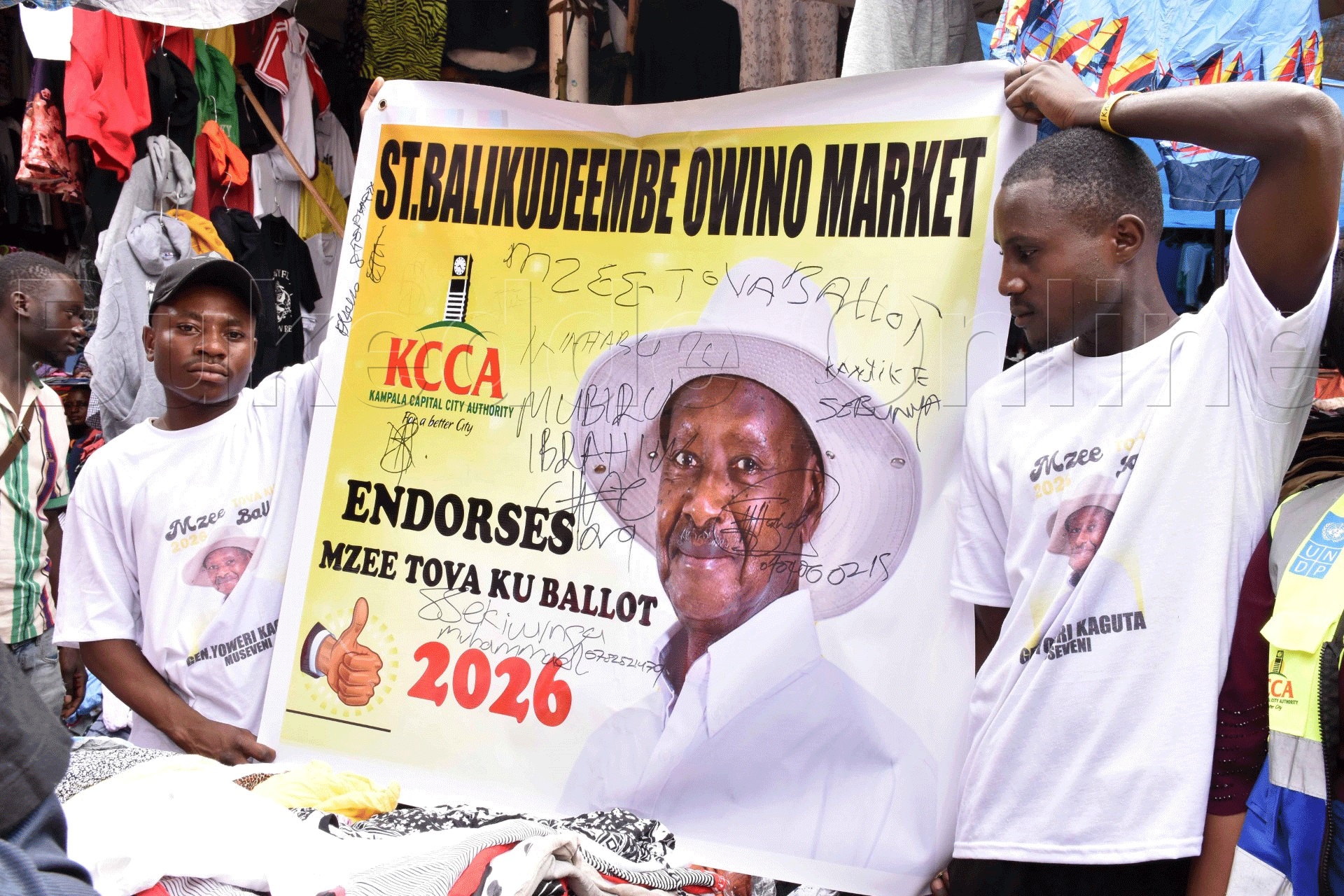 Abasuubuzi mu Katale ka St Balikuddembe basabye Museveni bw'