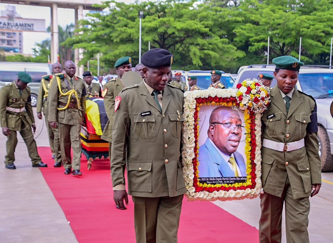 Parliament honours fallen minister Engola - New Vision Official