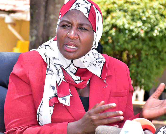 Hadijah Namyalo akakasizza nti Pulezidenti Museveni akomawo