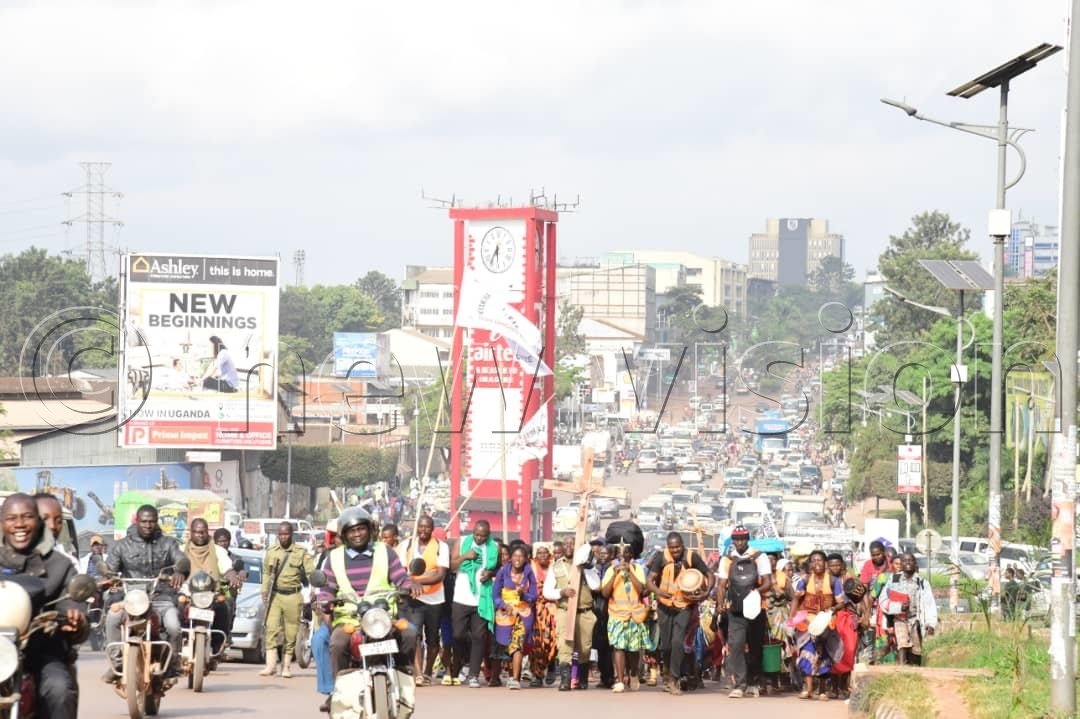 After walking 375 km, Rukungiri pilgrims arrive in Kampala - New Vision ...