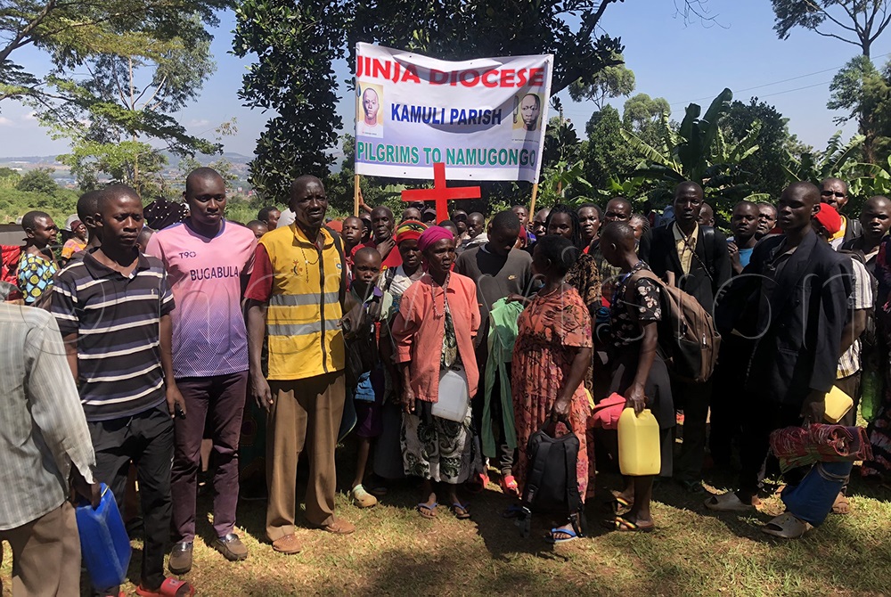 Over 10,000 Jinja Diocese pilgrims begin trek to Namugongo - New Vision ...