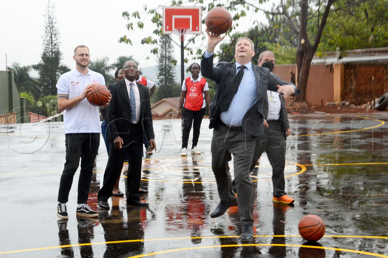 Unified basketball court constructed at Hill Primary School - New ...