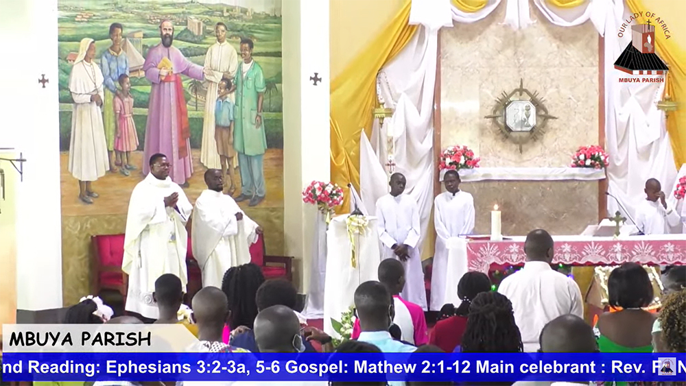 Online Church: @Our Lady of Africa Church Mbuya today, Janua