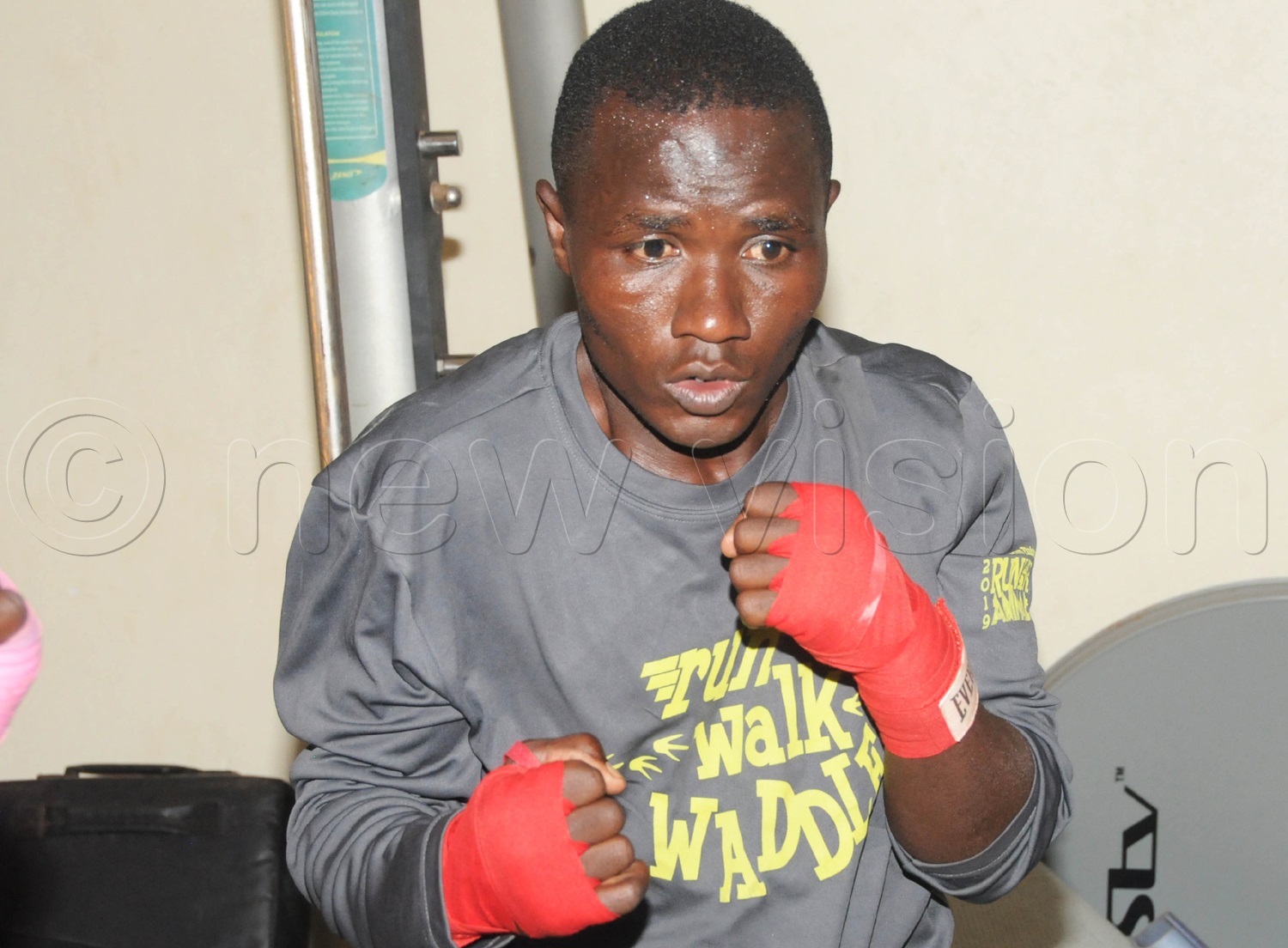 Sports: Boxer Abdu Ssebute tunes up for title defence