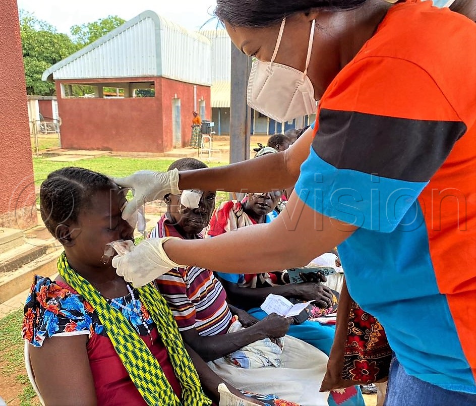 Over 100 people receive free eye surgery in Adjumani - New Vision Official
