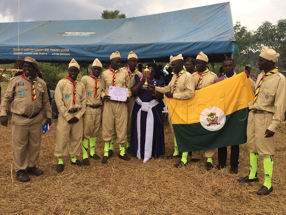 Sir Samuel Baker School tops Gulu city scouts' contest
