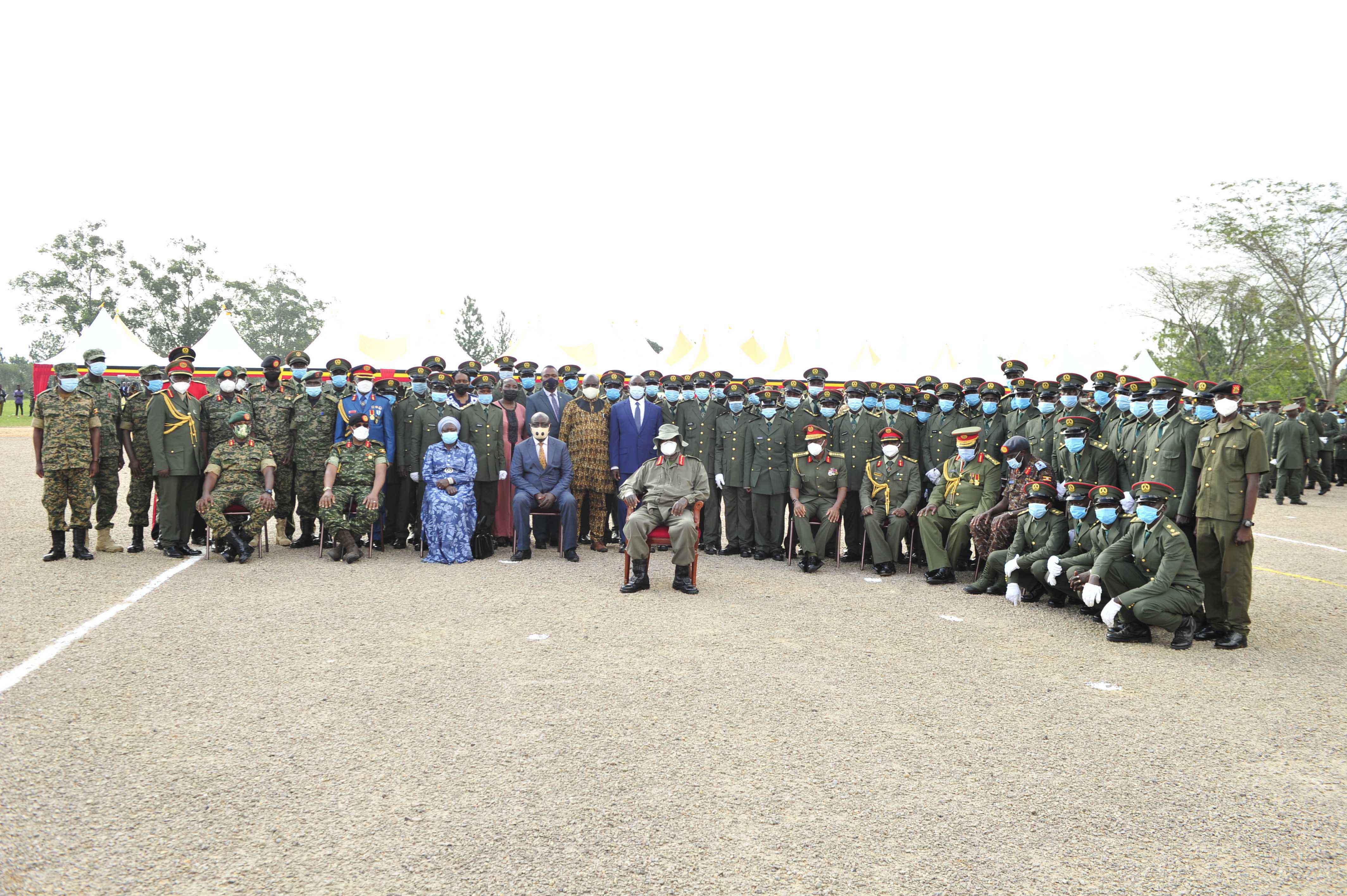 📸 PICTORIAL: Museveni commissions officer cadets at Kabamba - New ...