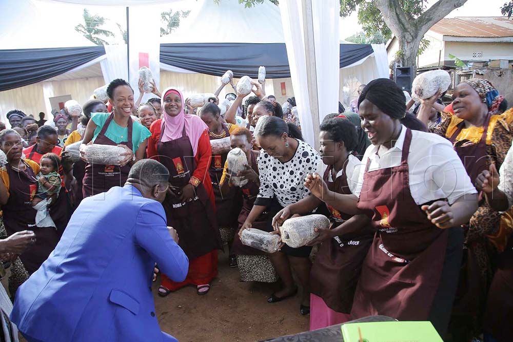 Luzira women boosted with seed capital, Agribusiness trainin