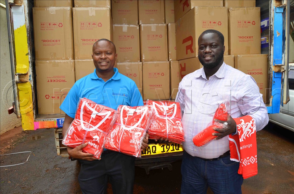Kabaka Birthday Run run kits at Vision Group