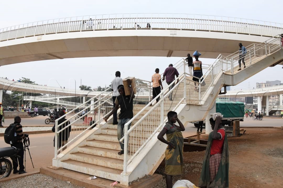 Kampala Flyover pedestrian footbridge opened to public - New Vision ...