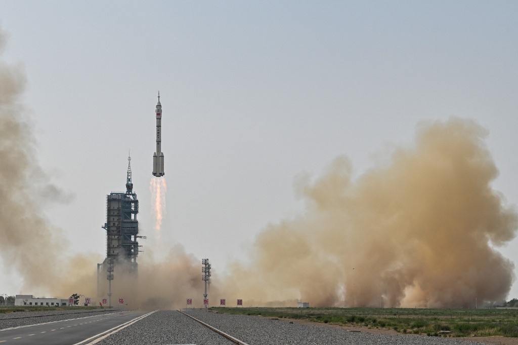 China launches mission with first civilian to space station - New ...