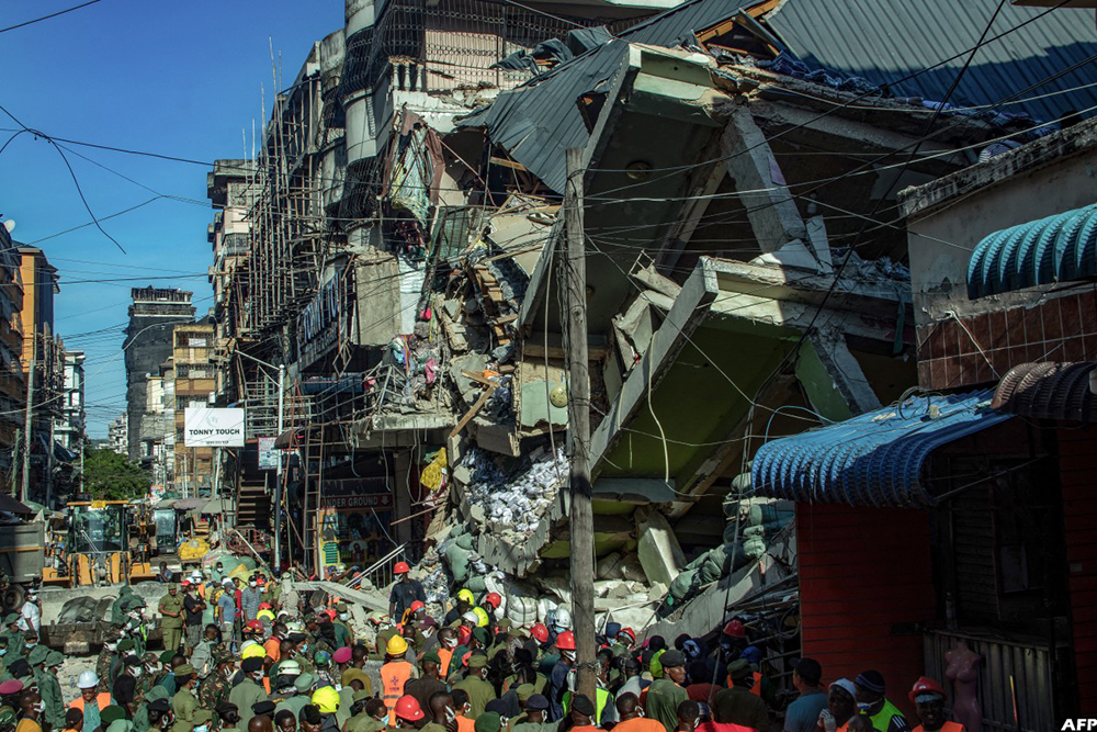 Death toll in Tanzania building collapse rises to five