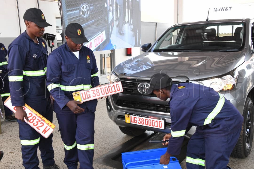 📷 New digital number plate system launched - New Vision Official