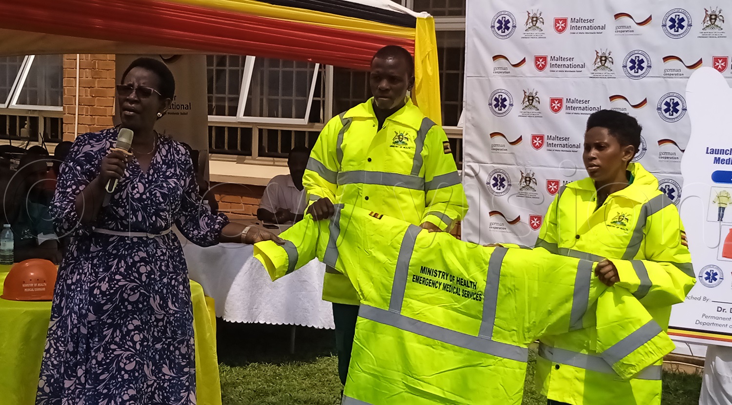 Health ministry rolls out new emergency uniforms - New Vision Official