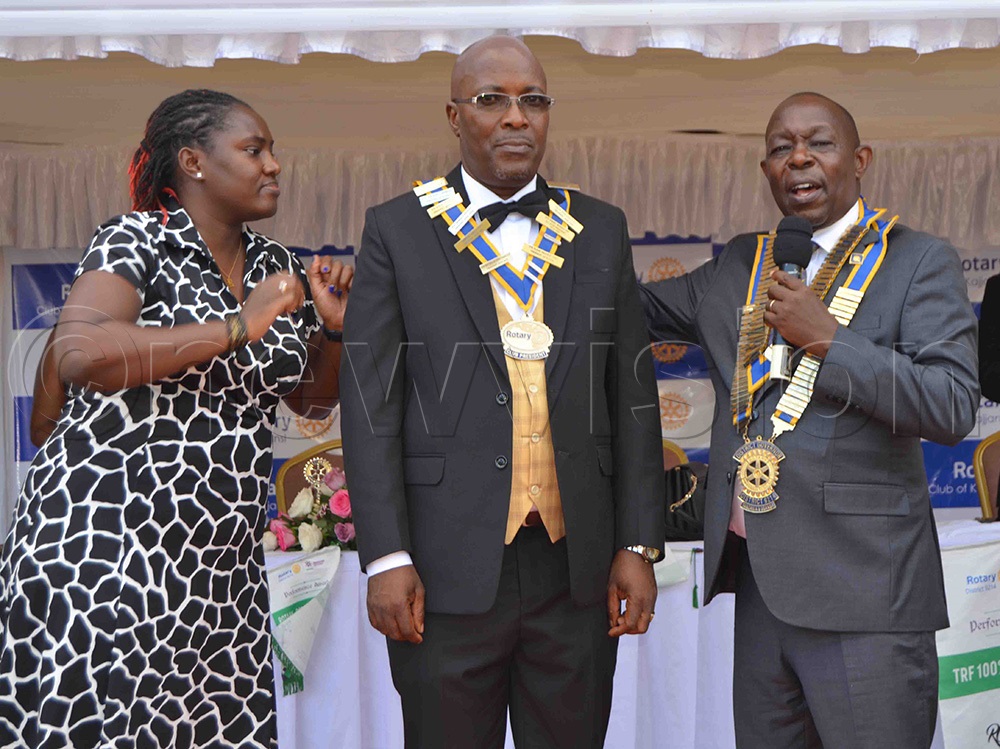 Godfrey Tenywa is 21st president of Rotary Club of Kajjansi - New ...